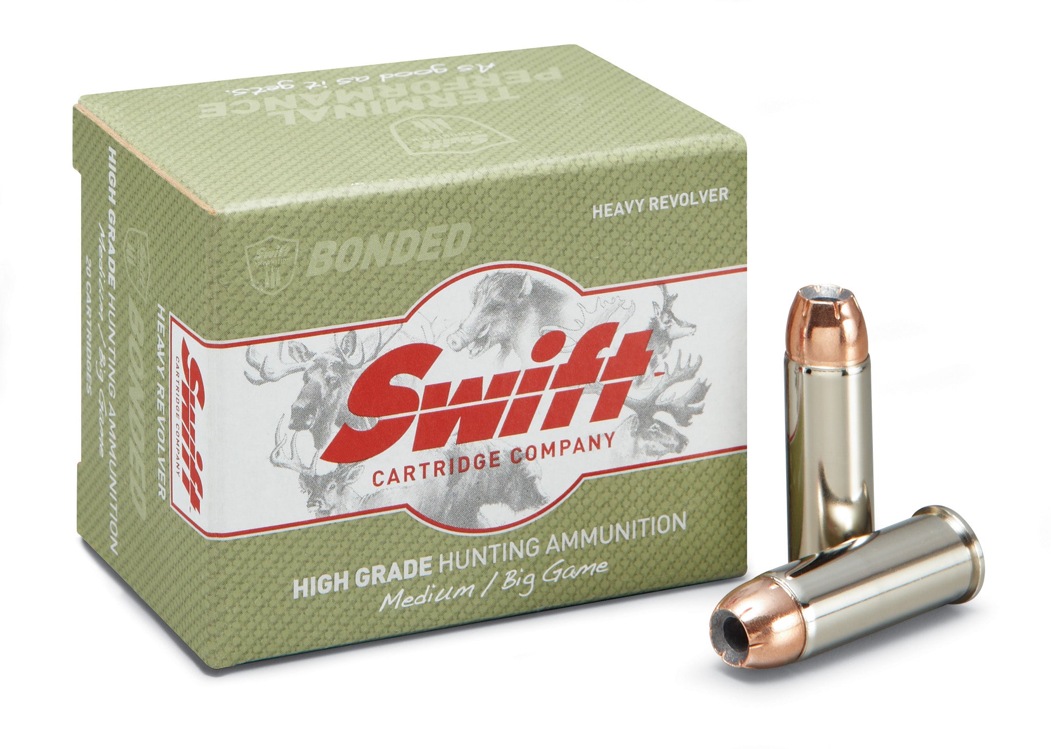 A-Frame Heavy Revolver Ammunition 454 CASULL | 300 gr – Swift Bullet ...